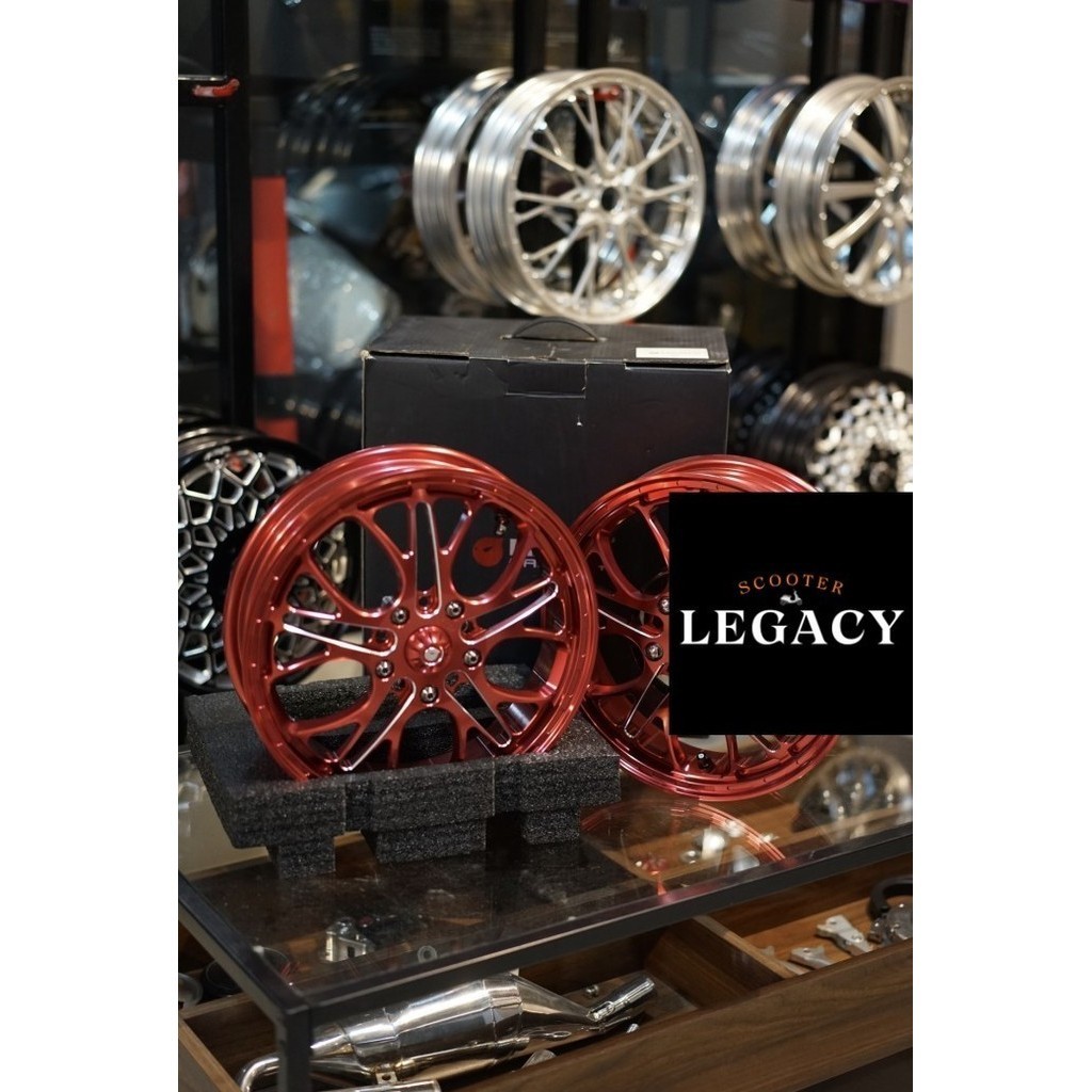 Jual Velg MARUS W223 Red Front & Rear Vespa Sprint Primavera GTS ...