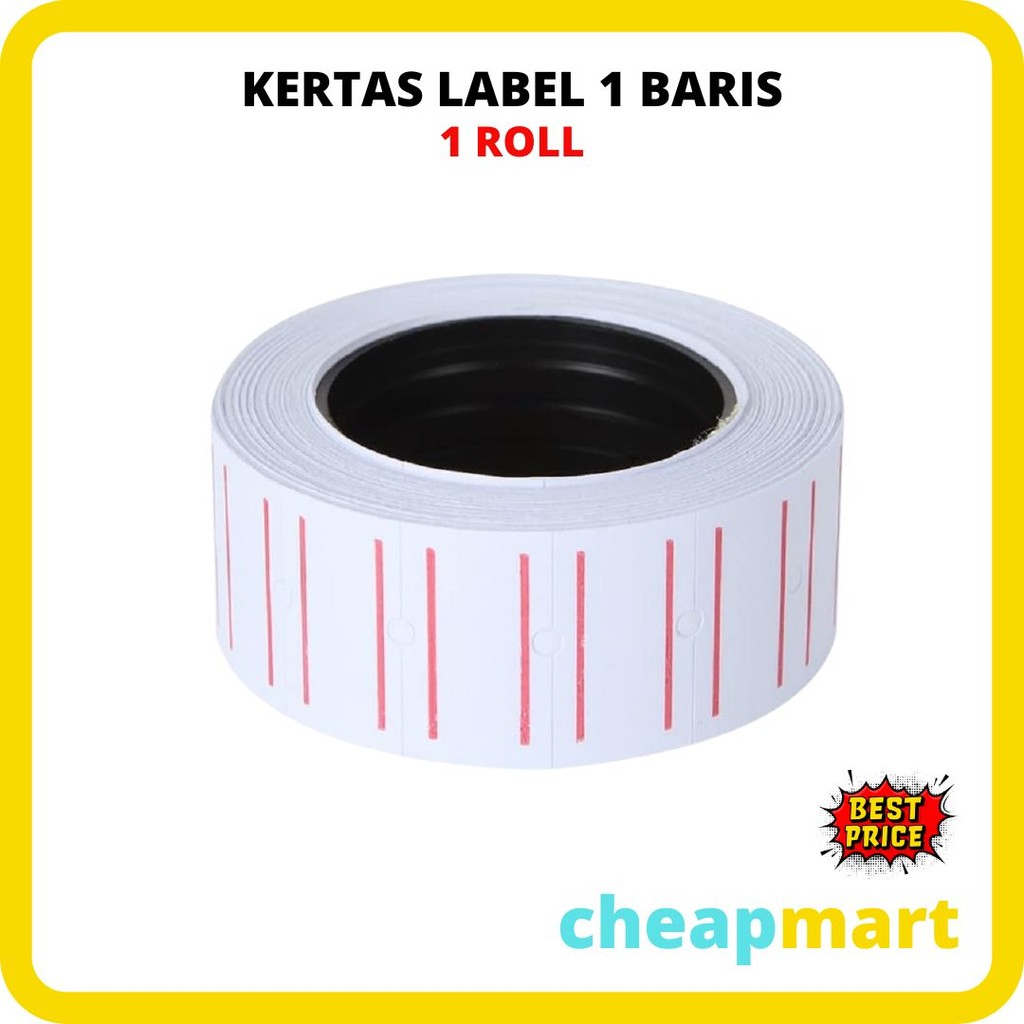 Jual [1 ROLL] Refill / stiker / kertas label harga | Shopee Indonesia