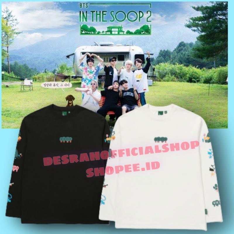 Jual KAOS Korean THE SOPP LENGAN PANJANG ( type THE SOOP sablon kiri ...