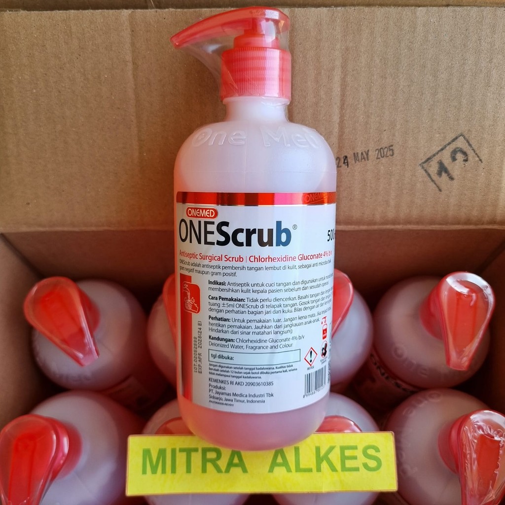 Jual ONEScrub ONE MED 4% 500 ml With Dispenser. ONE Scrub ONEMED 4 % ...