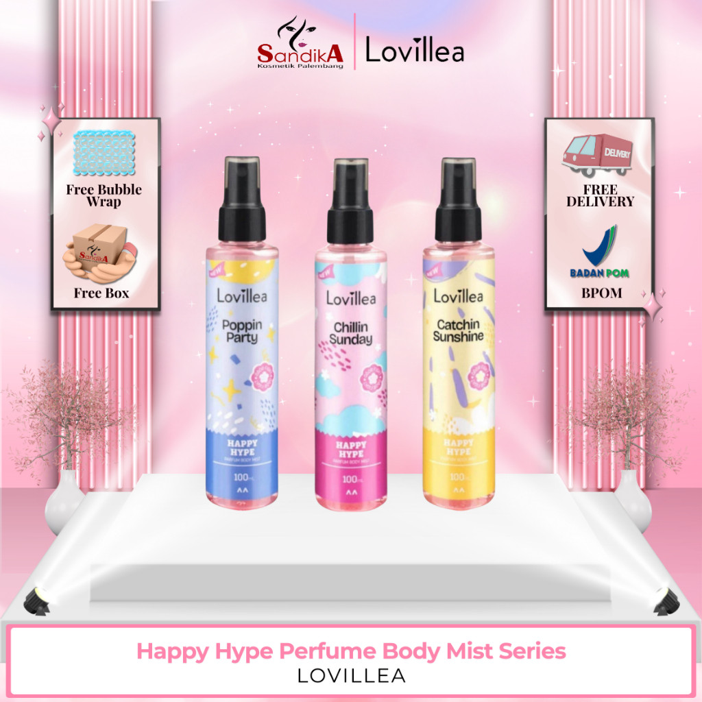 Jual LOVILLEA HAPPY HYPE PARFUM BODY MIST 100 ML | Shopee Indonesia