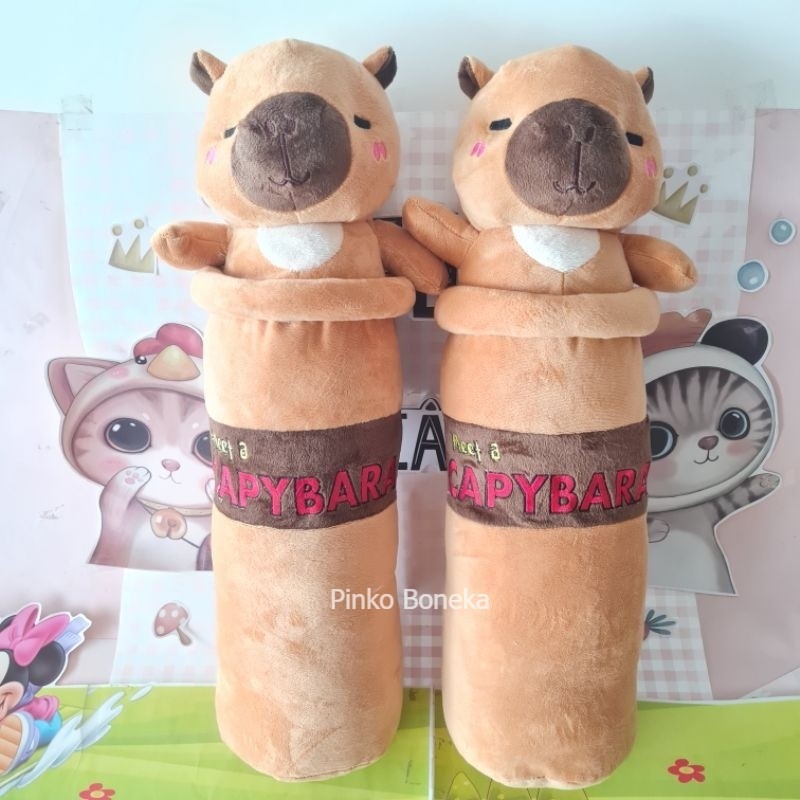 Jual Boneka Guling Anak Guling Animal Binatang Karakter Capybara 60cm ...