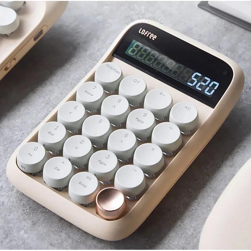 Jual Lofree Wireless Bluetooth USB C 2-Mode Numeric Keypad Mechanical ...