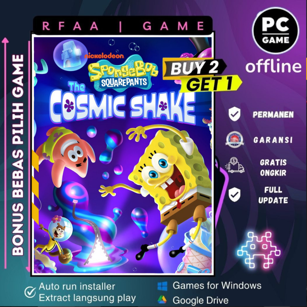 Jual SPONGEBOB SQUAREPANTS THE COSMIC SHAKE | GAME PC - LAPTOP - GAME ...