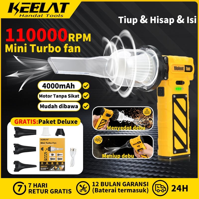 Jual KEELAT KMTF01 Mini Turbo fan Jet Fan Turbo 110000 RPM Mini Jet ...