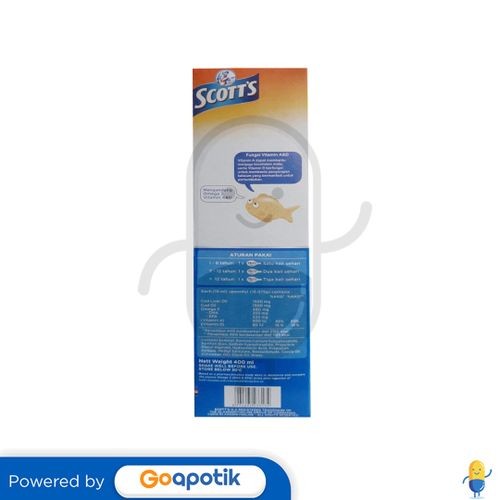 Jual Scott'S Emulsion Original Sirup 400 Ml | Shopee Indonesia