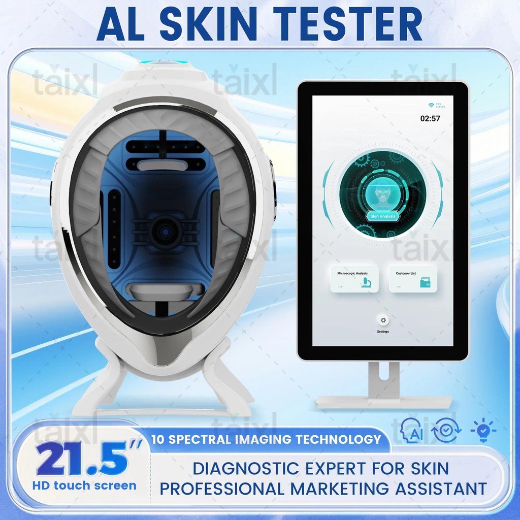 Jual 3D Skin Scanner Care Facial Analyzer Monitor Machine Magic Mirror ...