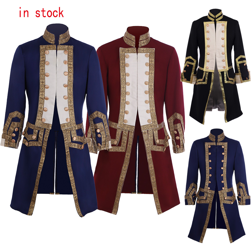 Jual 18th Century Men's Regency Outfit Royal Military Uniform Meeval ...