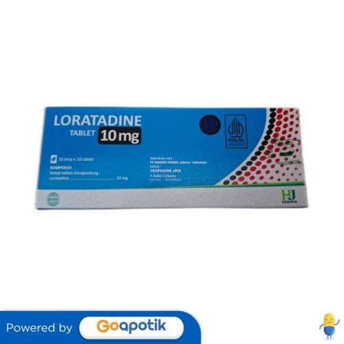 Jual Loratadine Hexpharm 10 Mg Box 100 Tablet | Shopee Indonesia