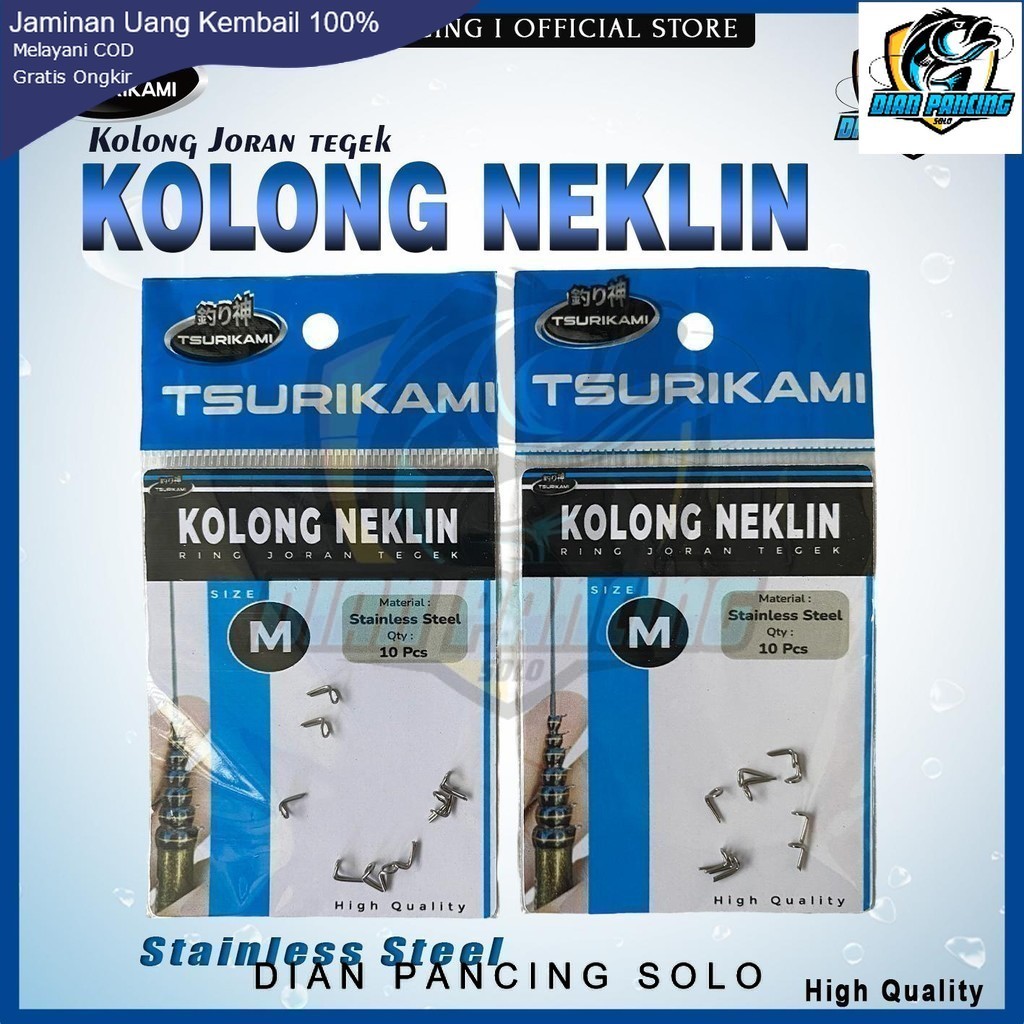 Jual Kolong Neklin Tsurikami Ring Joran Tegek Stainless Steel High ...