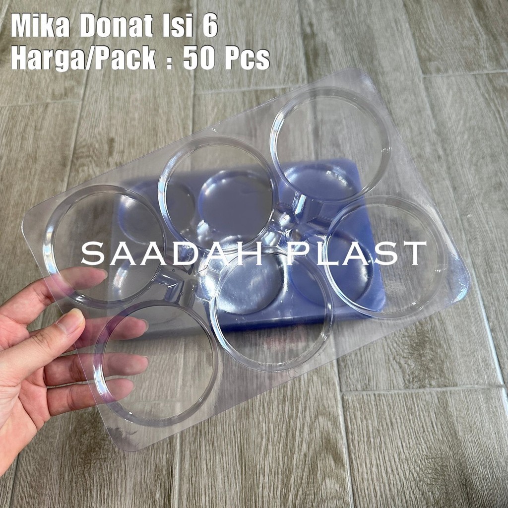 Jual Mika Alas Donat Tatakan Isi 6 Lubang - Isi 50 Pcs | Shopee Indonesia