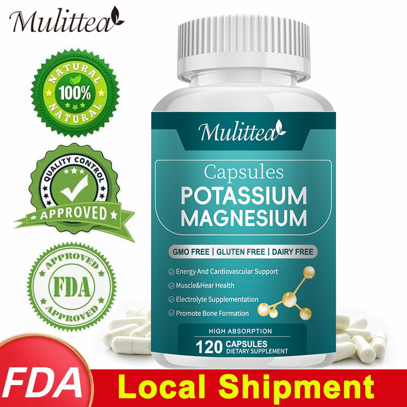 Jual Mulittea Potassium Magnesium Capsules Supports Healthy Heart ...