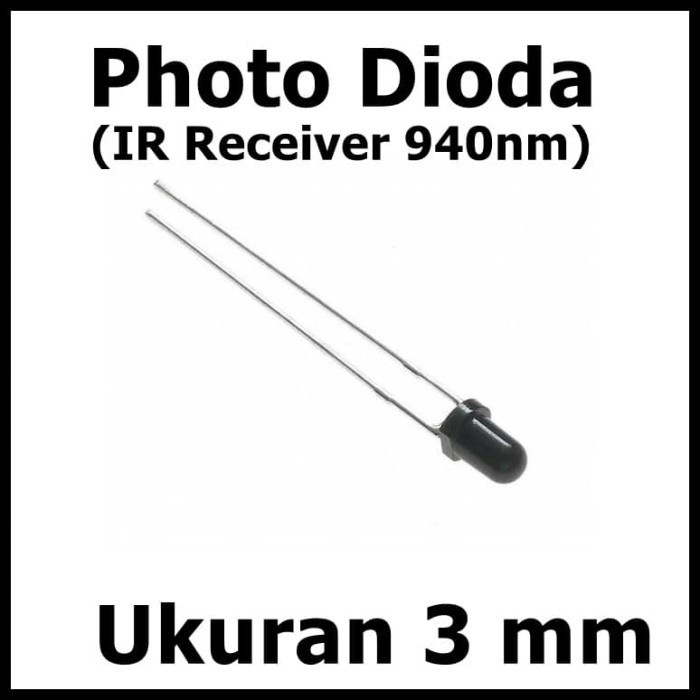 Jual Photo Diode 3mm IR Infra Red Receiver Photodiode Led Dioda ...