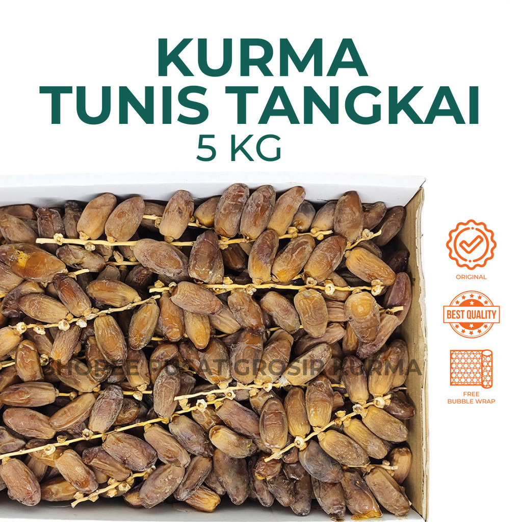 Jual Kurma Tunisia Tangkai 5Kg / Kurma Tunis Tangkai 5 KG / Tunisia ...