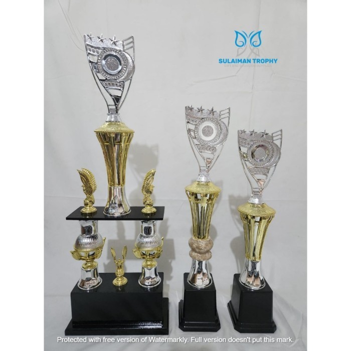 Jual Piala Trophy Kaki 2 untuk SET 1-3 tipe B Silver / Platinum - Sui ...