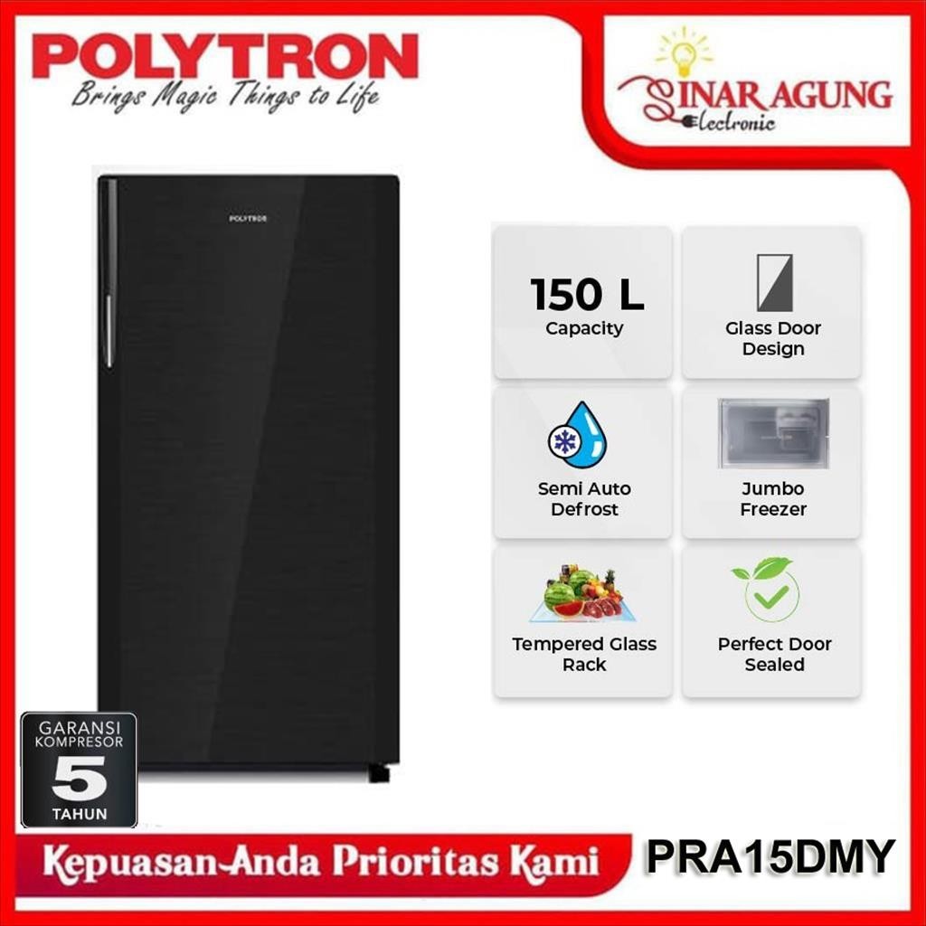 Jual POLYTRON PRA15DMY / PRA-15DMY KULKAS 1 PINTU 150 L - GARANSI RESMI ...