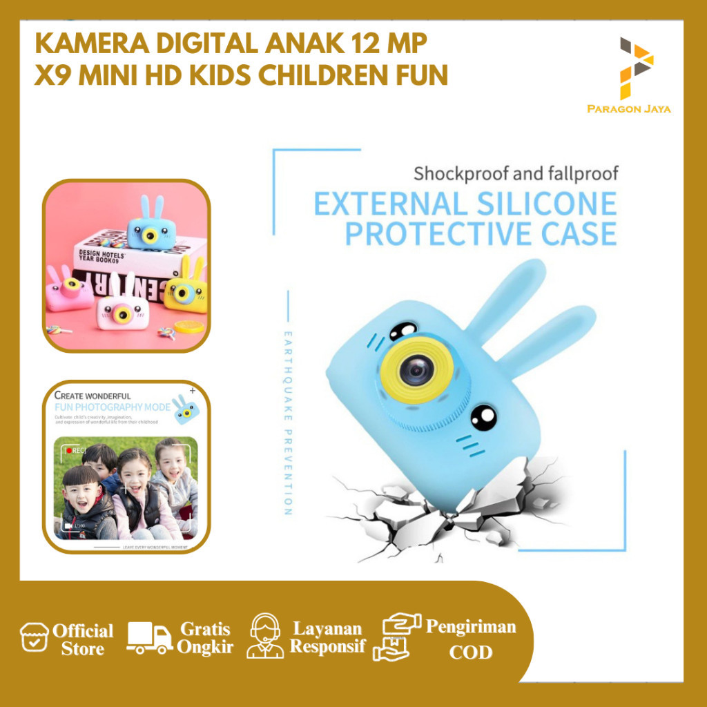 Jual Kamera Digital Anak 12 MP Camera X9 Mini HD Kids Camera Children ...