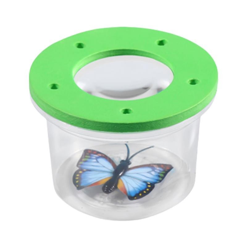 Jual Children Crawlers Animal Insect Box Magnifying Glass Insect ...