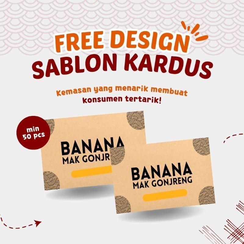 Jual Dus Kraft Sablon SSA Custom Produk | Shopee Indonesia