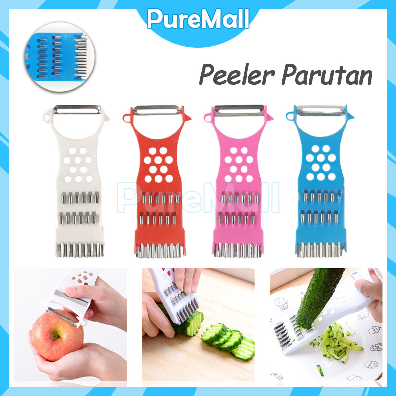 Jual Parutan Mini 5in1/ Peeler Parutan Parut Serbaguna Buah Dan Sayur ...