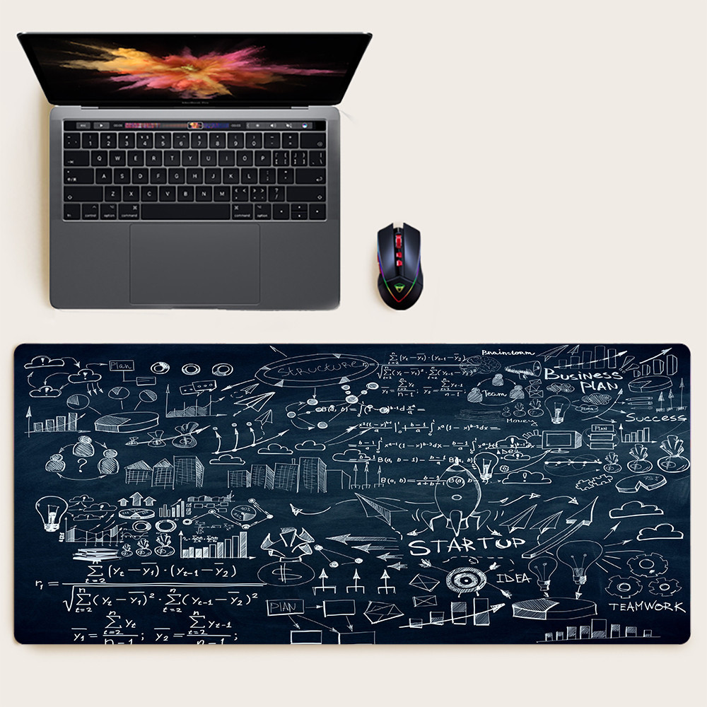 Jual E=mc2 Formula Science Desk Mat Cute, Gaming Mouse Pad, Desk Mat ...