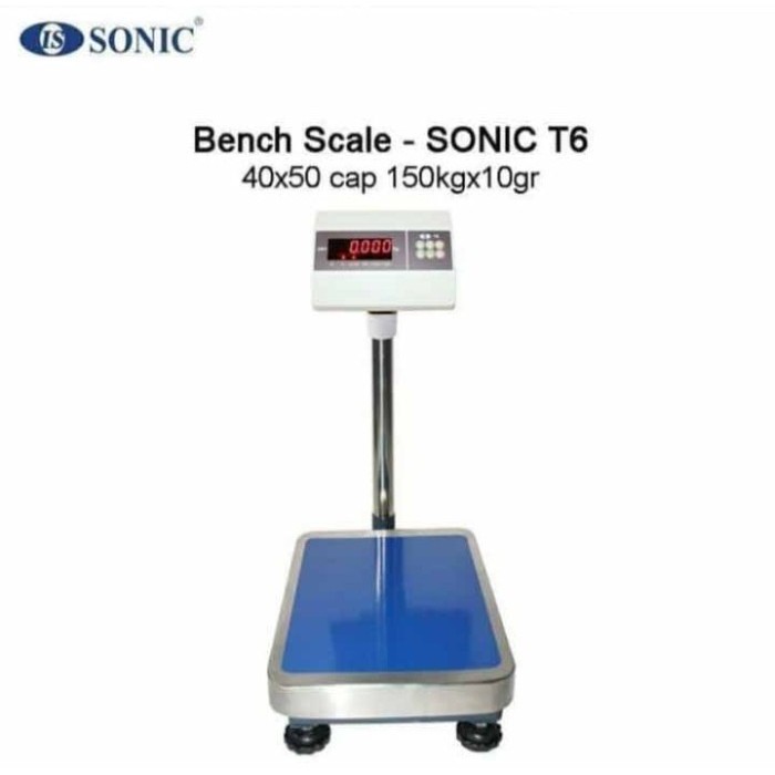 Jual timbangan duduk/barang SONIC T6 150kg x 10g | Shopee Indonesia
