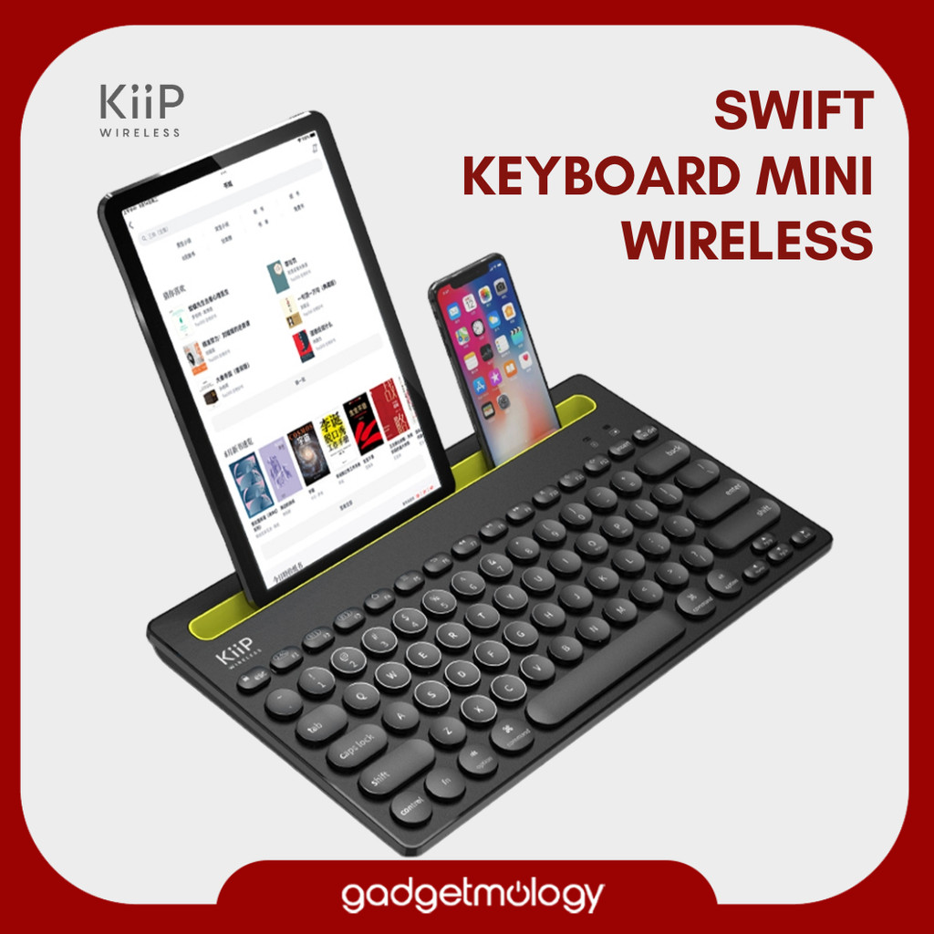 Jual KiiP Wireless Swift Keyboard Bluetooth Mini Multi-Device Portable ...