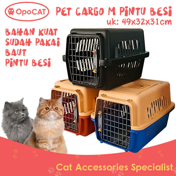 Jual Pet cargo besar Kandang Kucing hewan Pet carrier termasuk Tray ...