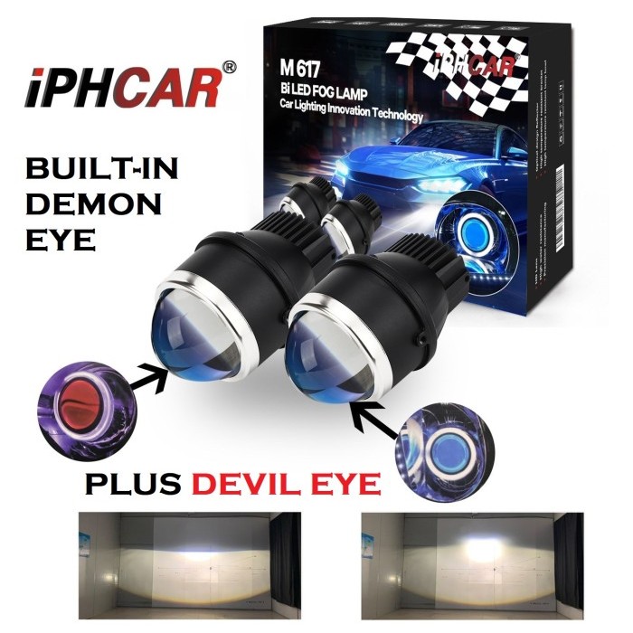 Jual Lampu Biled Foglamp Demon Eye M617 Iphcar Devil Eyes Fog Lamp