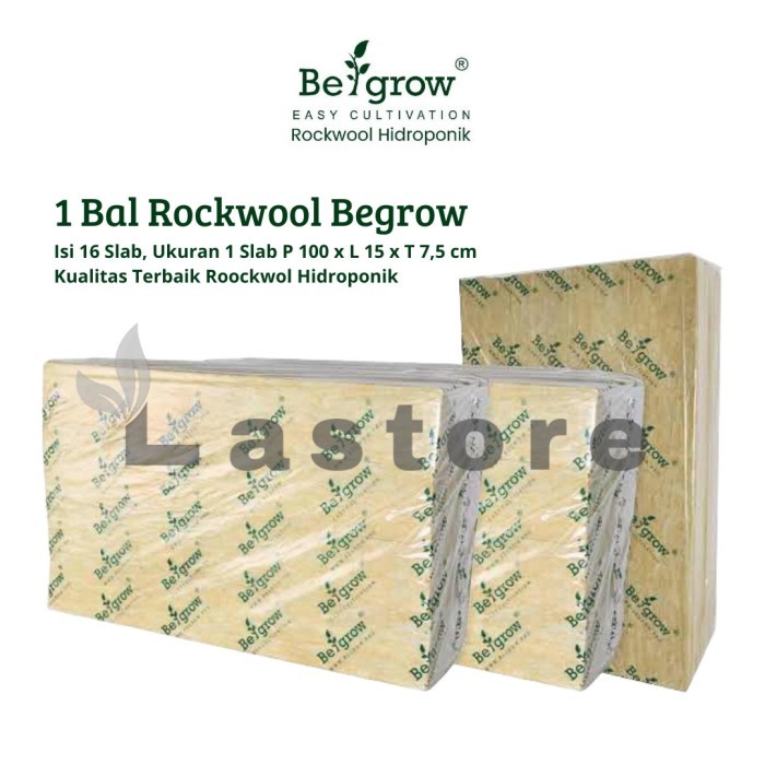 Jual Rockwool Hidroponik Begrow 1 Bal Isi 16 Slab | Shopee Indonesia