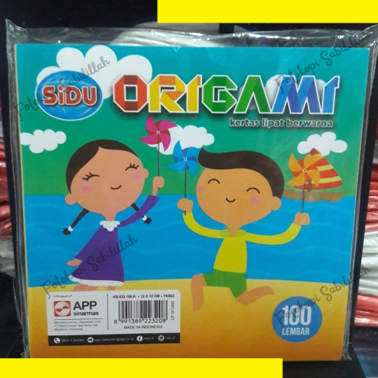 Jual Origami Sidu Kecil 12 x 12 cm / Kertas Lipat Sidu kecil 12 x 12 ...