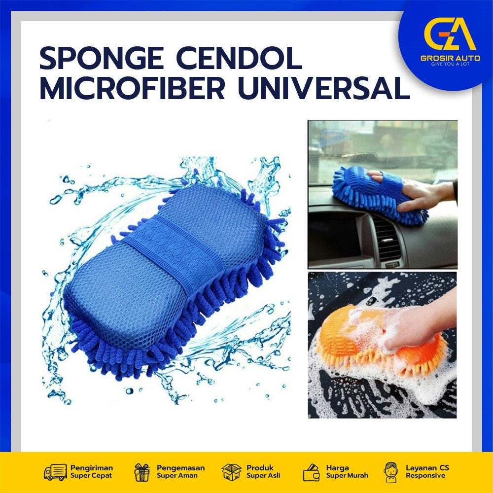 Jual Alat Spon Cucian Mobil Motor Sponge Model Cendol Tebal Murah ...