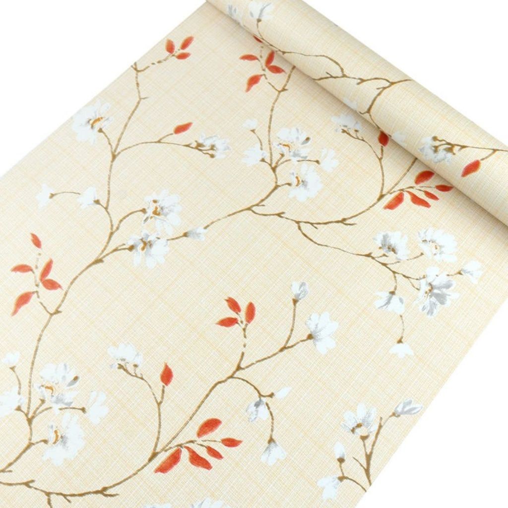 Jual BENS Wallpaper Dinding Ranting Daun 45cm x 9m Dekorasi Kamar ...