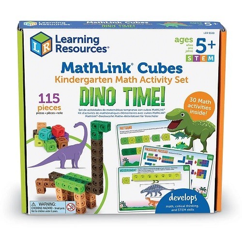 Jual Learning Resources MathLink Cubes Activity Set Dino Time | Shopee ...