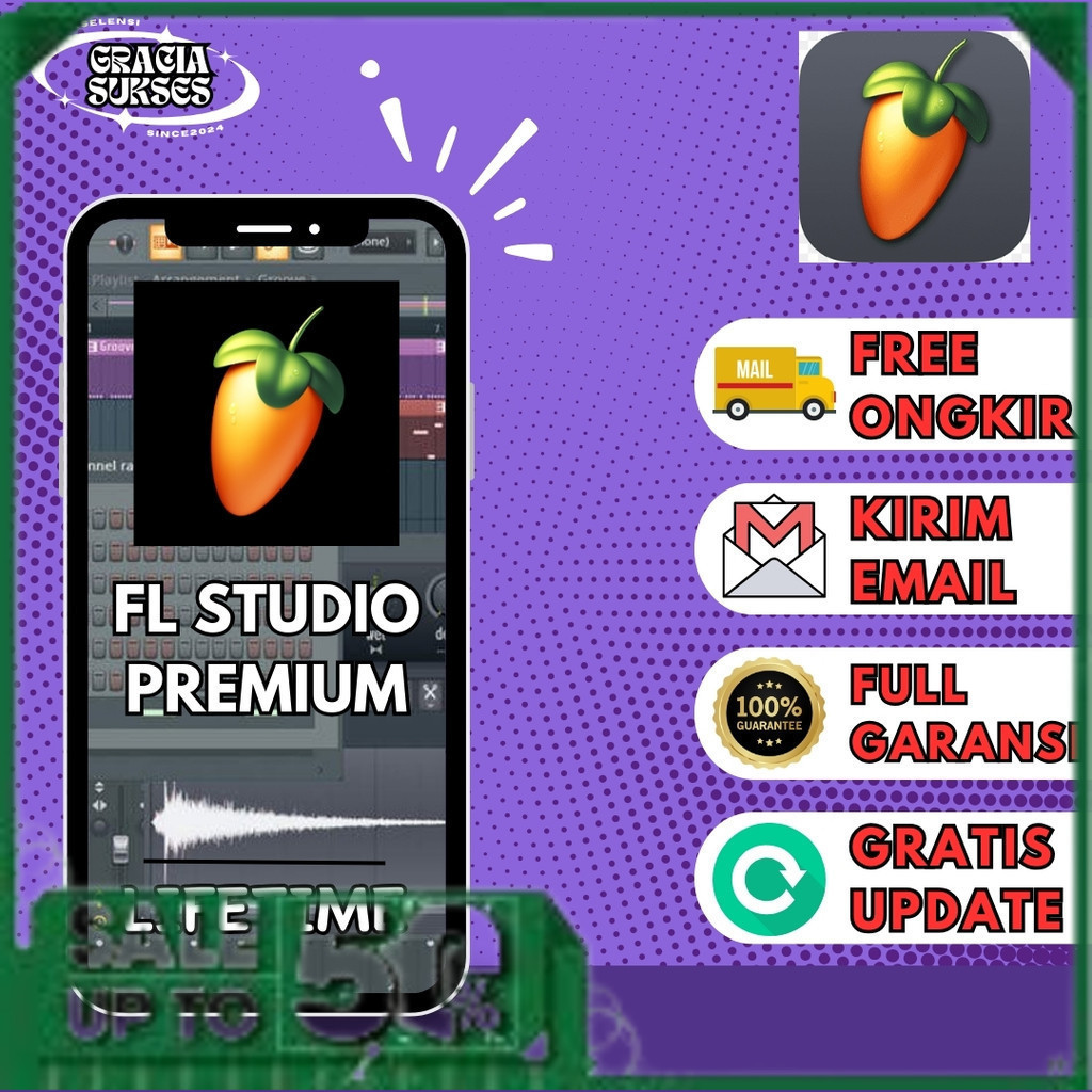 Jual FL Studio Pro Premium Lifetime Bergaransi Selamanya | Shopee Indonesia
