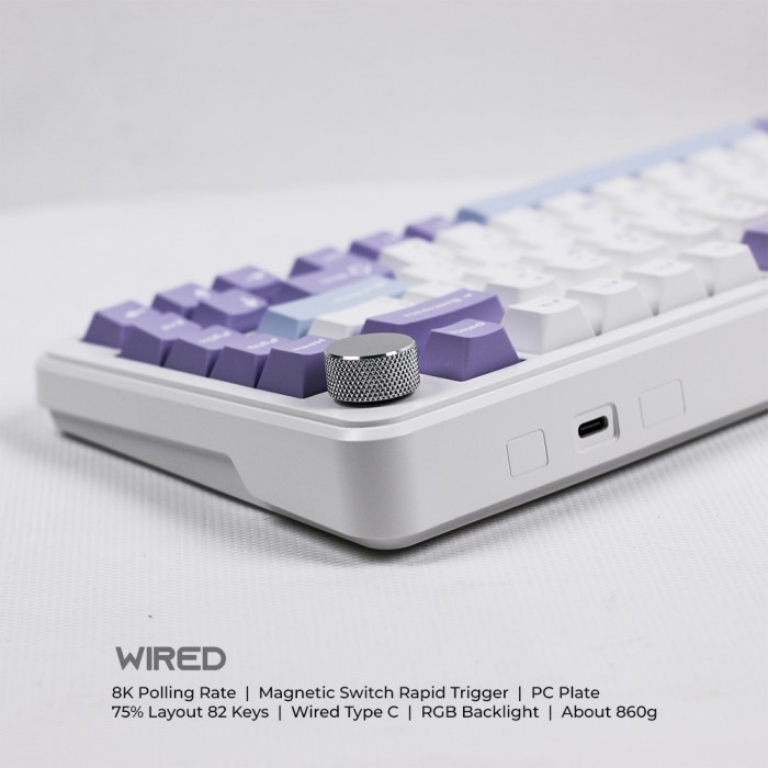 Jual Ajazz AK820 MAX HE 75% Keyboard Gaming Mechanical Magnetic Switch Rapid Trigger Tap SOCD ...
