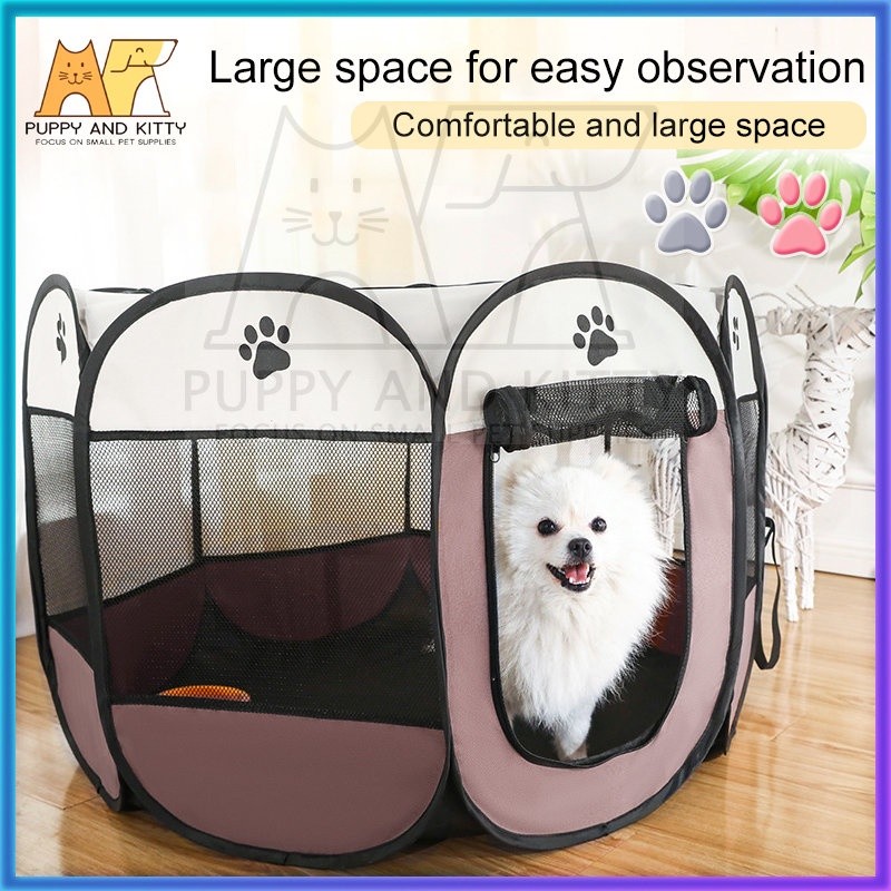 Jual E75NG Tenda Kucing Besar Tenda Lipat Kucing 8 Panel Untuk Hewan ...