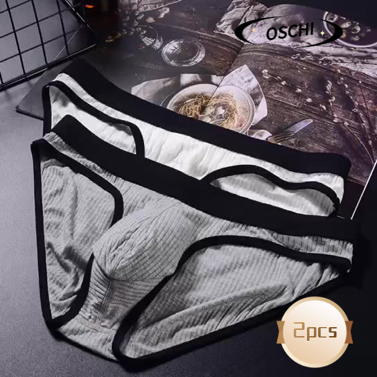 Jual Oschi 2pcs Pakaian Dalam Pria Dewasa Celana Dalam Kain Benang ...