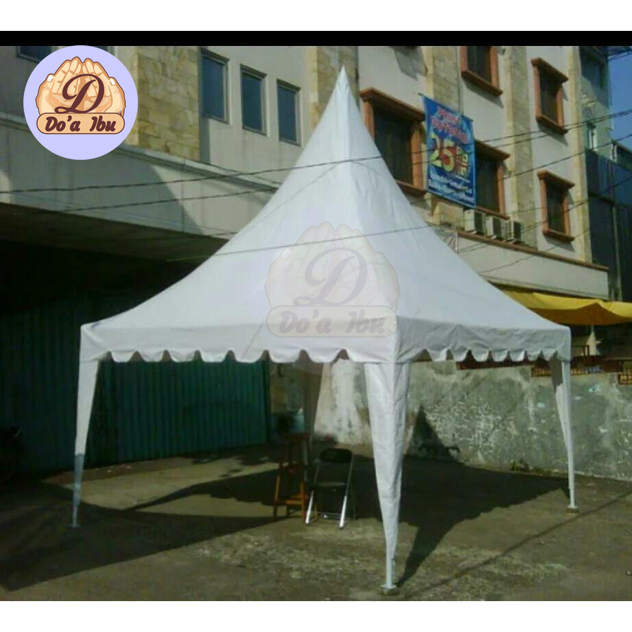 Jual Tenda Sarnafil | Kerucut | 2x2 | 3x3 | 4x4 | Polos | Full Branding ...