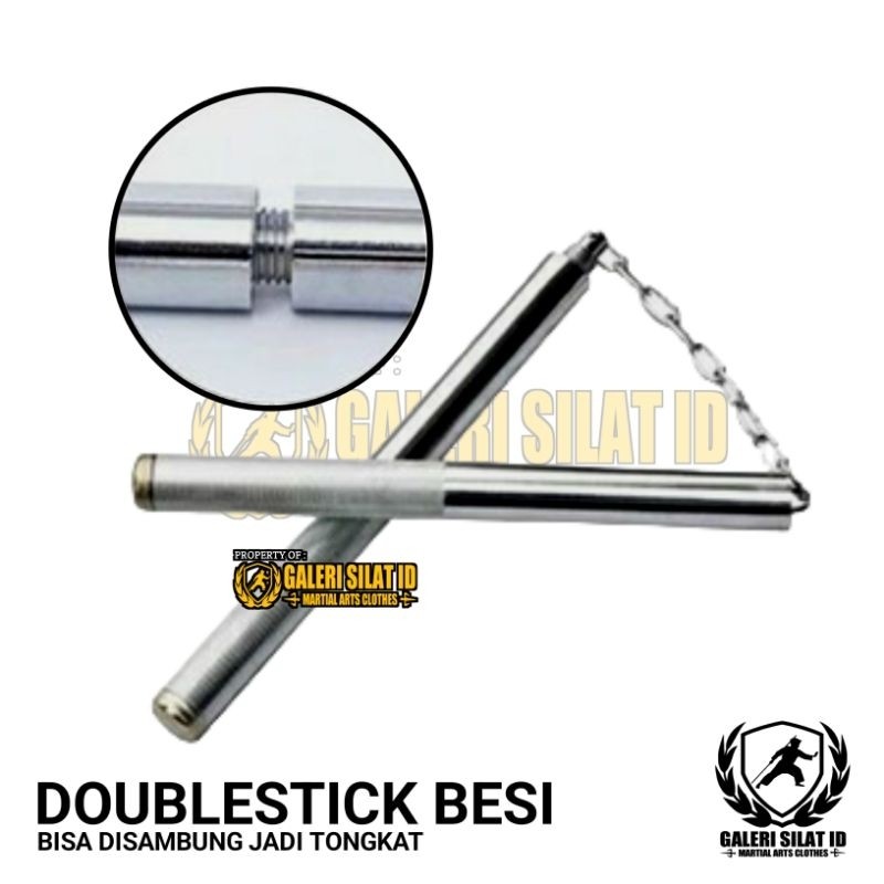 Jual [COD] Double Stick Besi - Nunchaku Besi - Ruyung Besi Beladiri ...