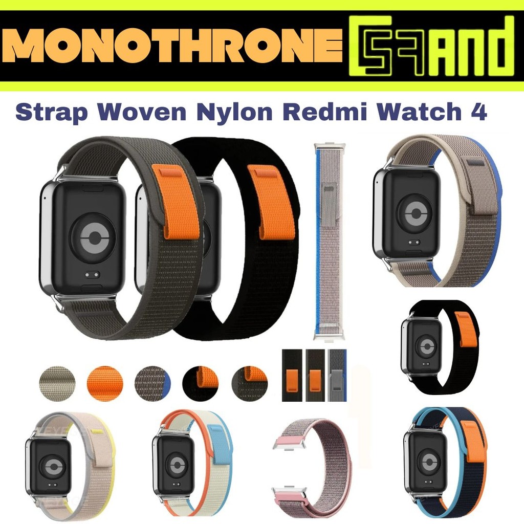 Jual Strap Nylon Loop Trail Redmi Watch 4 Strap Xiaomi Mi Band 8 Pro ...