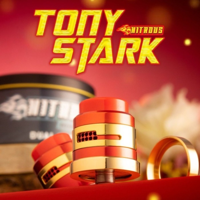 Jual Nitrous RDA 22MM Dual Cap Only Tony Stark Edition by Sarang x ...