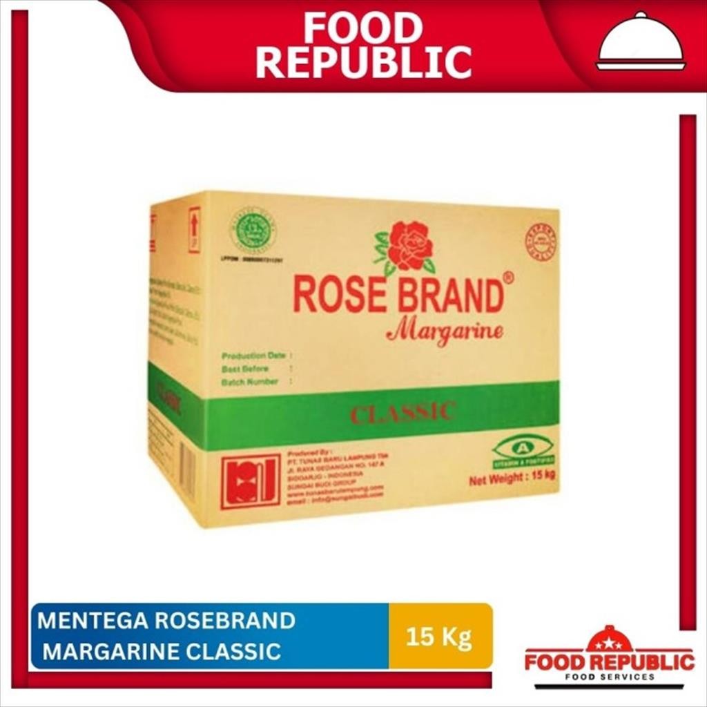 Jual Mentega Rose Brand Margarine Serbaguna Classic 15 Kg | Shopee ...