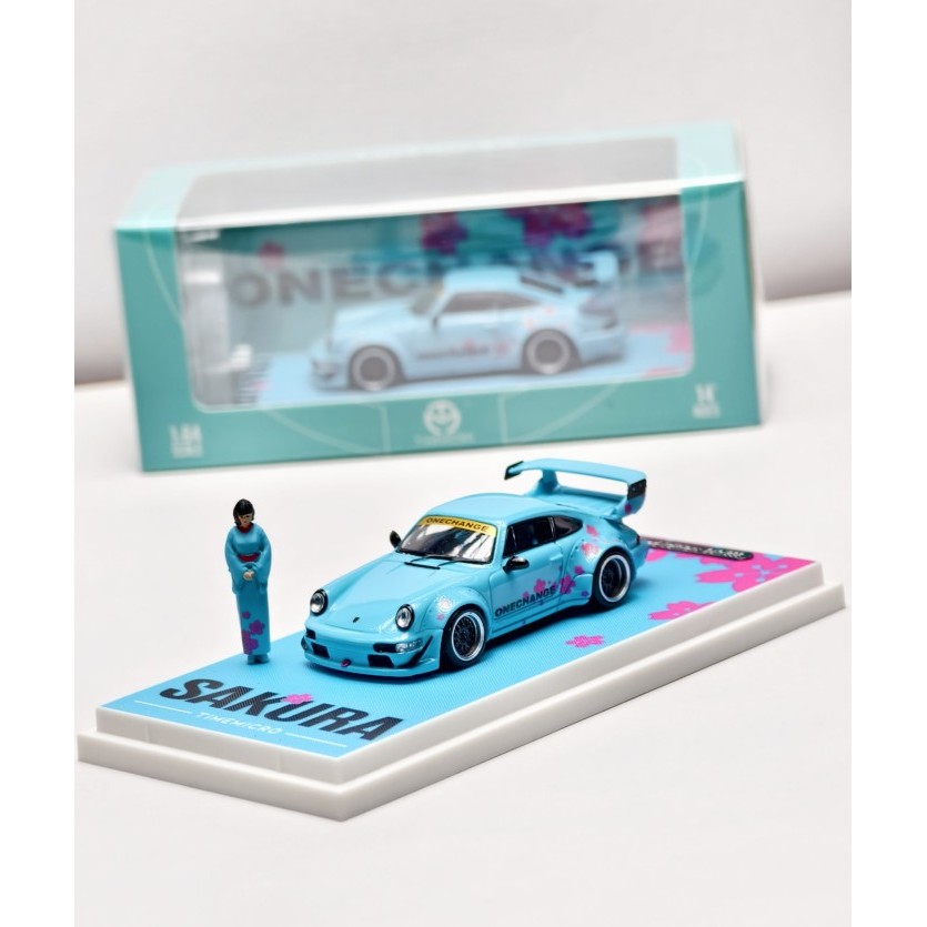 Jual Time Micro Porsche RWB GT Wing Sakura Japan FIGURE Kimono Girl ...