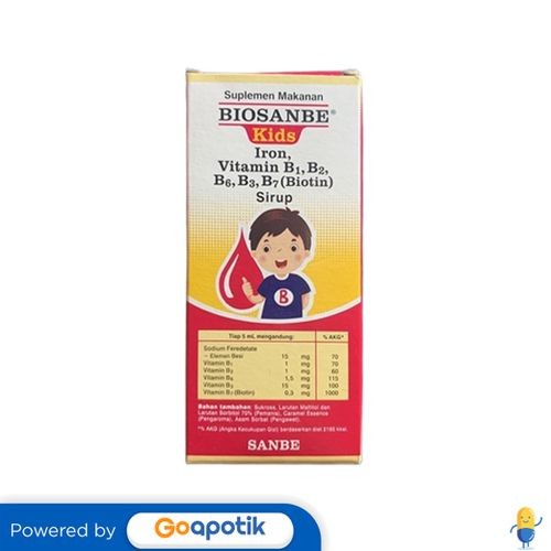 Jual Biosanbe Kids Syrup 120 Ml | Shopee Indonesia