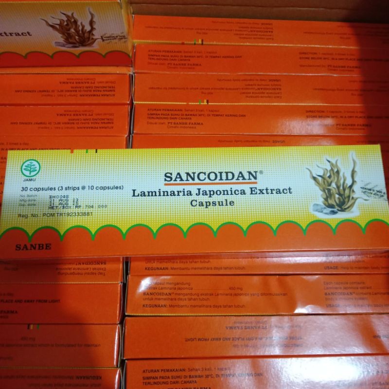 Jual SANCOIDAN BOX ISI 30 meningkatkan daya tahan tubuh | Shopee Indonesia