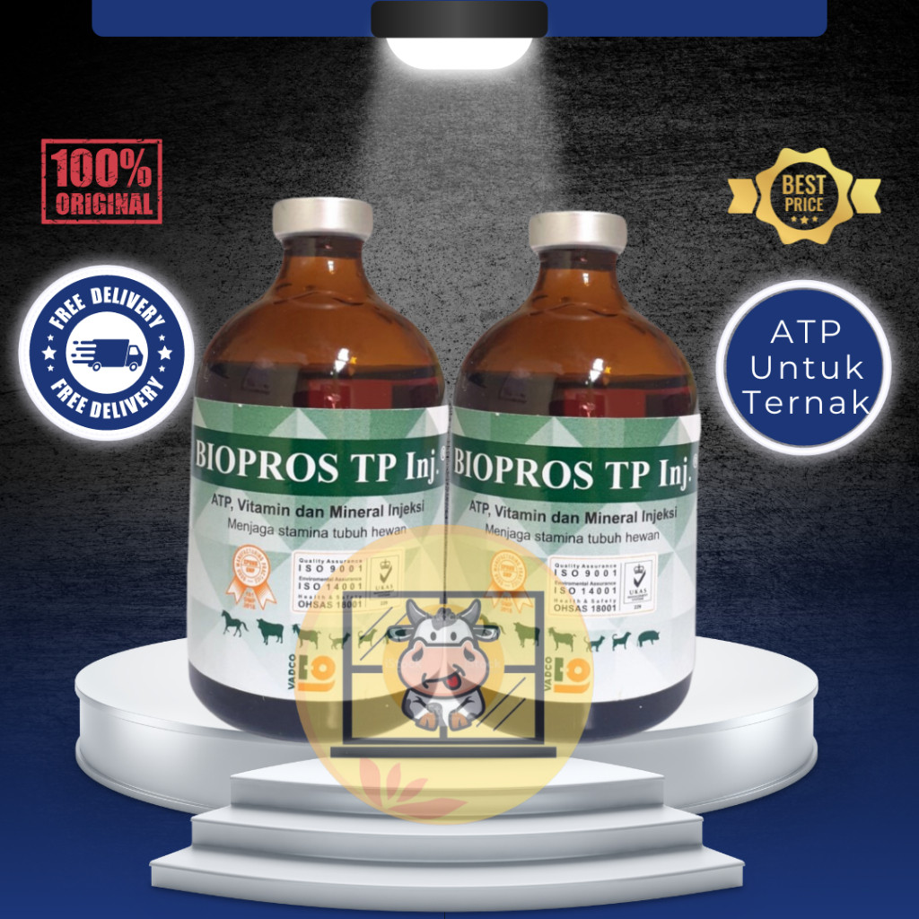 Jual BIOPROS INJ TP 100ml - ATP Vitamin Mineral Penguat Otot Jaga ...