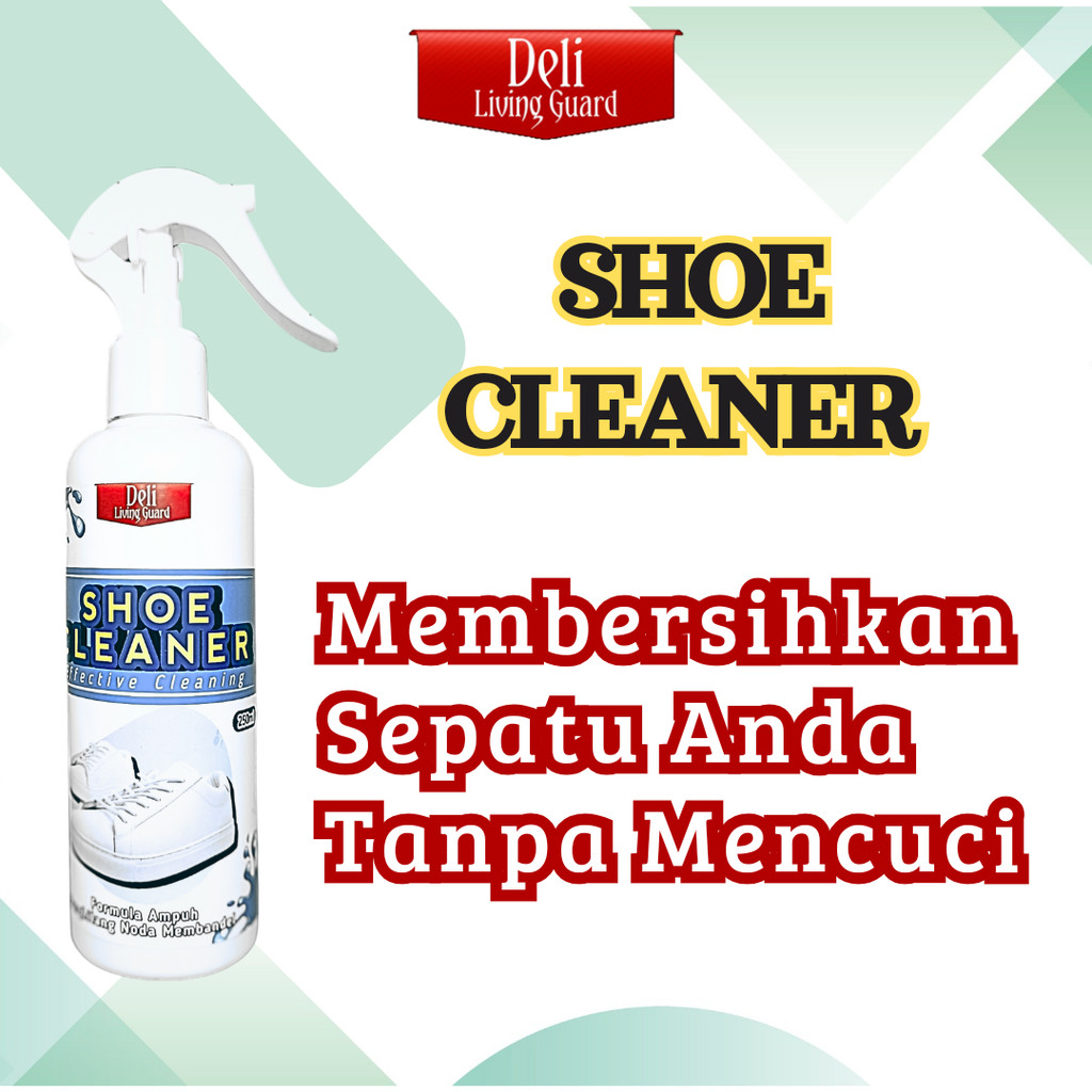 Jual Shoe Cleaner Cairan Pembersih Sepatu Putih & Warna DELI Living ...
