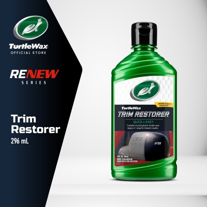 Jual Turtle Wax Trim Restorer Semir Penghitam Plastik Pudar 296 ml ...