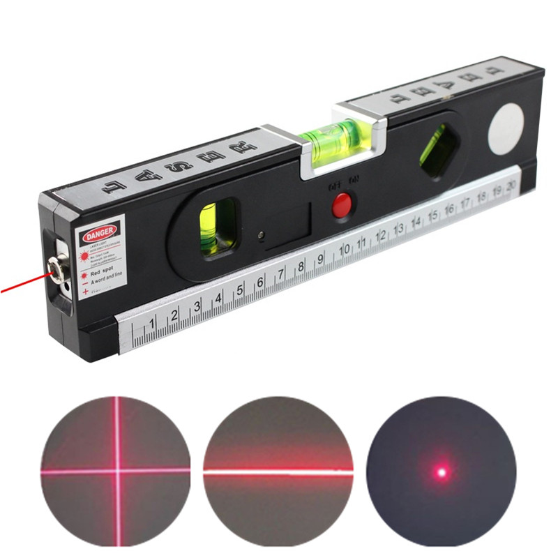 Jual 4 in 1 Laser Level Aligner Vertical Horizontal Lasers Accurate ...